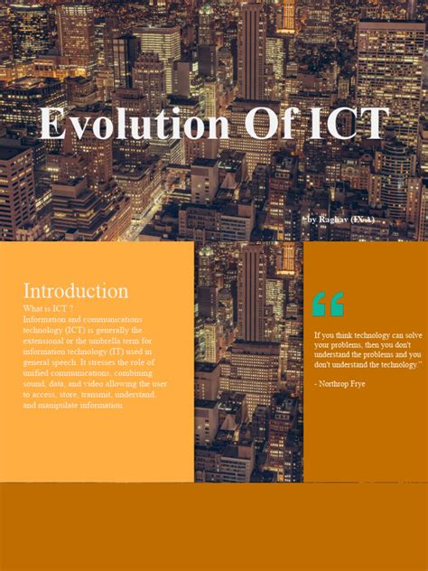 Evolution Of Ict Copy Download Free Pdf Internet Protocols Internet