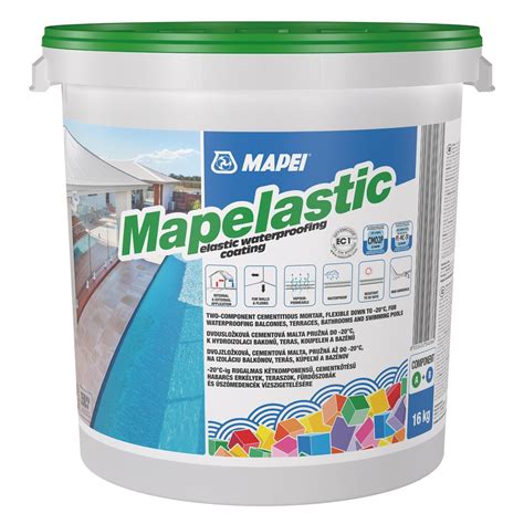 Mapei Mapelastic Dvousložková hydroizolace pružná, 16 kg - SENESI