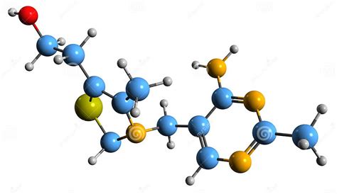 3d Image Of Thiamine Skeletal Formula Stock Illustration Illustration Of Thiamine Confusion