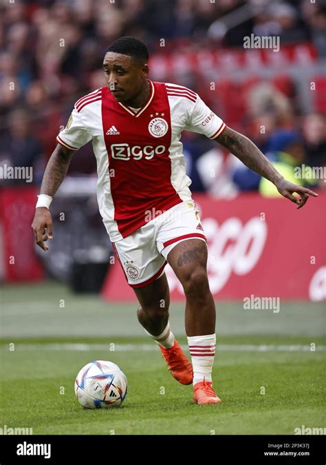 Amsterdam Steven Bergwijn Of Ajax During The Dutch Premier League