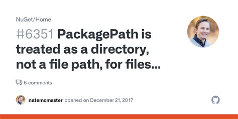 Packagepath Is Treated As A Directory Not A File Path For Files With No Extension Regression