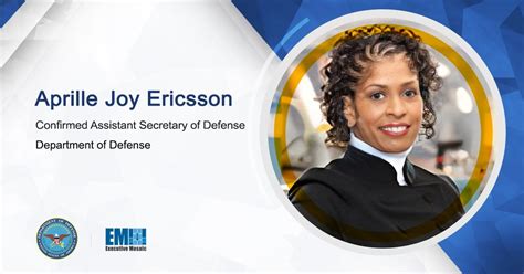 Senate Confirms Aprille Joy Ericsson As Dod Assistant Secretary