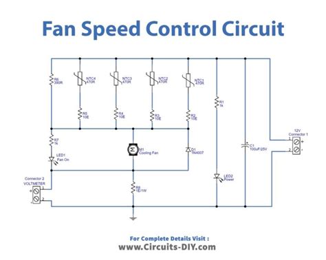 Cooling Fan Speed Control Circuit Diagram