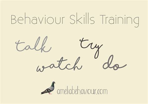 Behaviour Skills Training Bst Ameliabehaviour