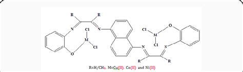 Binuclear Schiff Base Derivative Download Scientific Diagram