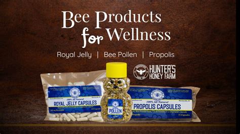 Bee Wellness Products Propolis Bee Pollen And Royal Jelly • Hunters