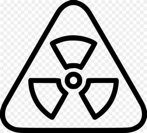 Radiation Toxic Hazard Biohazard Warning Radioactive Outline Symbol
