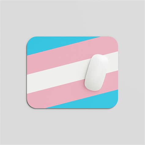 Transgender Trans Mouse Pad Rainbow Republic