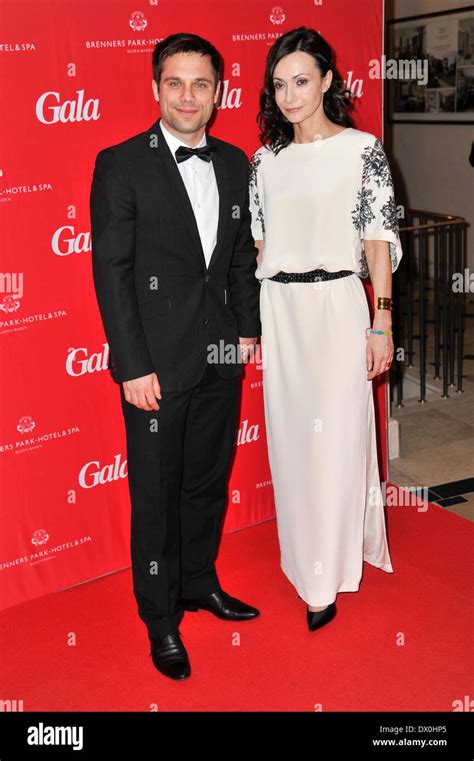 Actor Ole Tillmann And Wife Anita Tillmann At The Presentation Of The Gala Spa Awards 2014 Torch