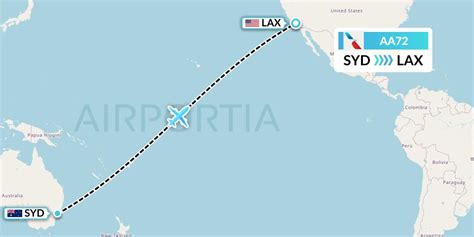 Aa72 Flight Status American Airlines Sydney To Los Angeles Aal72