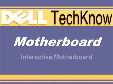 PPT Motherboard PowerPoint Presentation Free Download ID 8916620
