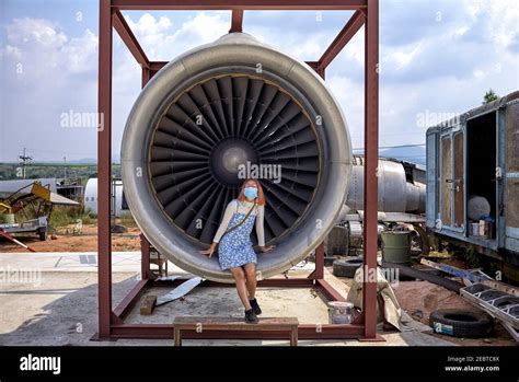 Inside Jet Turbine Engine Hi Res Stock Photography And Images Alamy