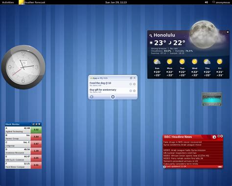 Ultra Random Thoughts Soup Up GNOME Desktop Using Opera Widgets