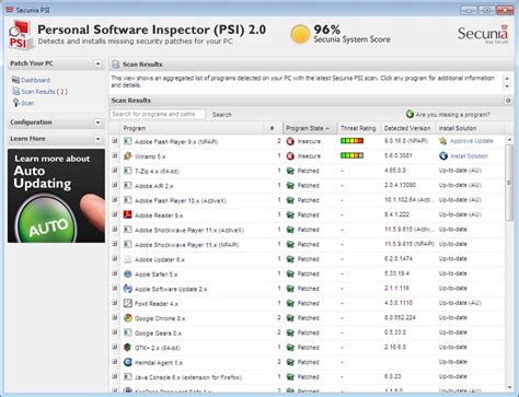 Secunia Psi For Pc Windows 3 0 0 9016 Download