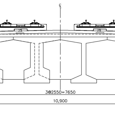 Longitudinal Plan Of Railway Bridge Applying The New Type Of Psc