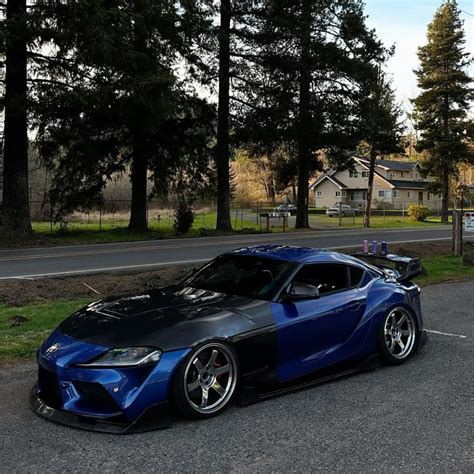 Mk5 Toyota Supra Supra Mk5 Widebody Toyota Supra Mk5 Blue Mk5 Supra