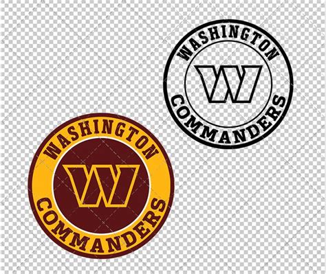 Washington Commanders Circle 2022 Svg Dxf Eps Png Svgshopart
