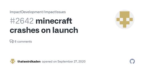 Minecraft Crashes On Launch · Issue 2642 · Impactdevelopment Impactissues · Github