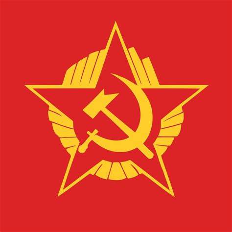 Illustration In Communist Style In Red And Yellow Colors 18849188