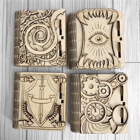 Dnd Books Made On A Glowforge Glowforge Owners Forum