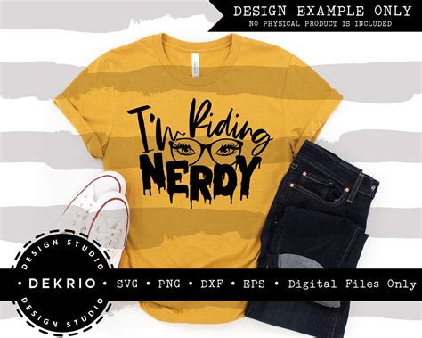 Nerd Svg Nerdy Glasses Svg Geek Quotes Svg DXF PNG EPS Files Etsy