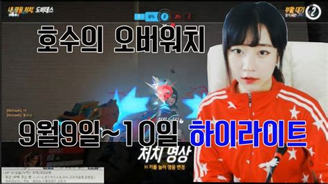 오버워치 호수 냉동호수 외 웃긴하이라이트 모음 Youtube