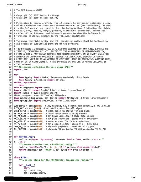 Using Picos To Transmit With Nrf24l01 I Am Getting This Error And Im