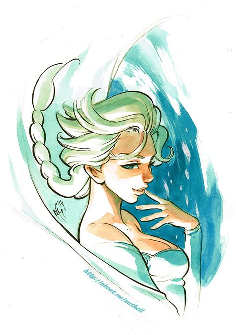 Frozen Elsa Pinup By Marcelperez On Deviantart