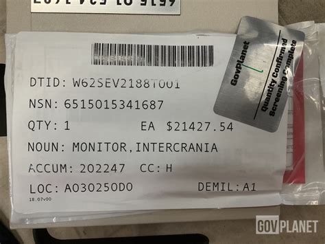 Surplus Codman Icp Express Monitoring System In North Las Vegas Nevada United States