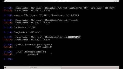 Python Tutorial String Formatting YouTube
