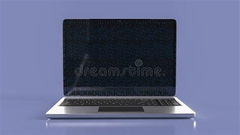 The Notebook On Blue Background For Business Concept 3d Rendering Stock