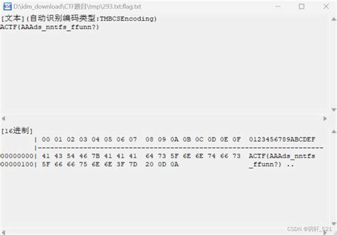 buuctf [actf新生赛2020]ntfs数据流 1 csdn博客