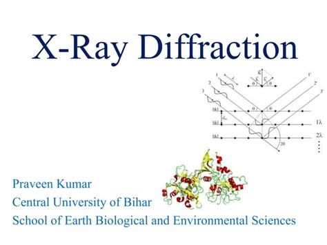 X Ray Diffraction Pptx Chemistry Science