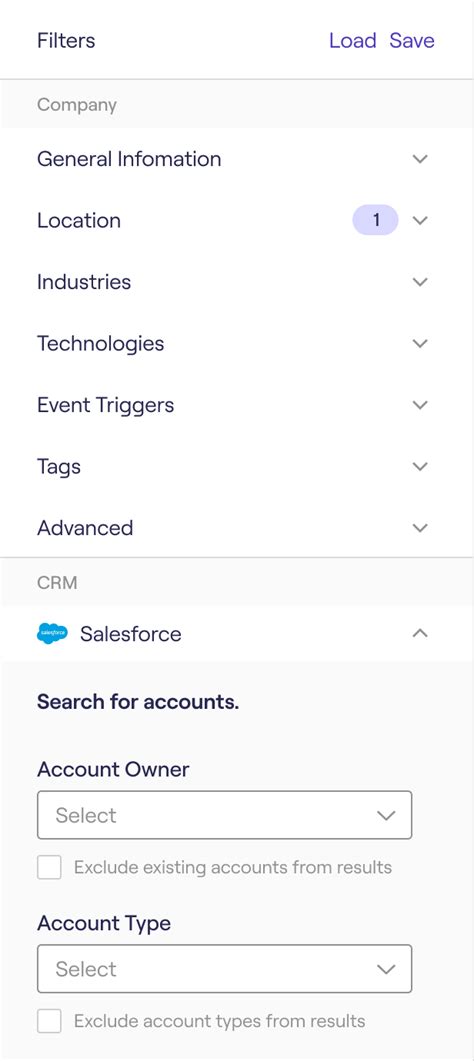 Using Salesforce Filters In Search Cognism