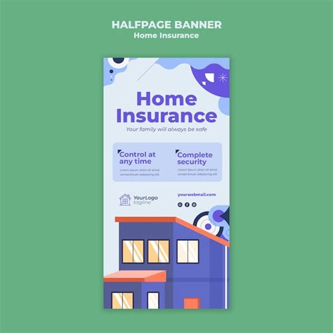 Free Psd Property Insurance Service Template