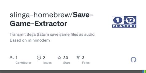 Github Slinga Homebrewsave Game Extractor Transmit Sega Saturn Save