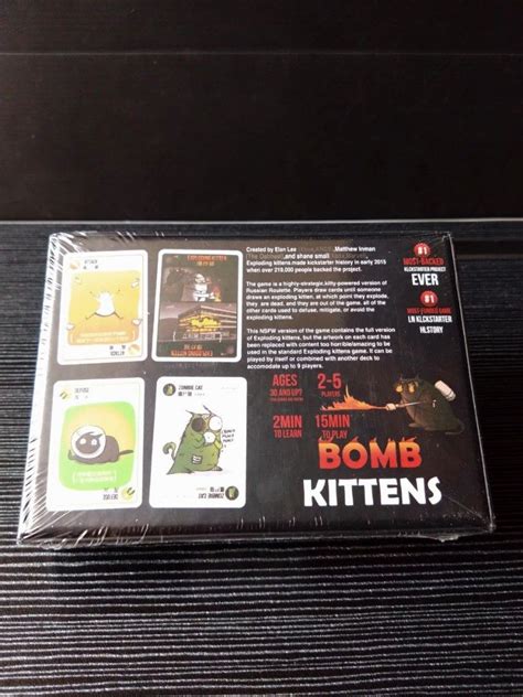 Exploding Kittens NSFW Hobbies Toys Toys Games On Carousell