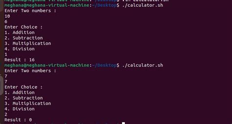 Meghana Mankar On Linkedin Calculator Shell Script Using Case