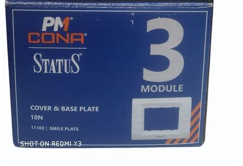 3 Module Plate At ₹ 46 Piece Noida Id 2852445803430