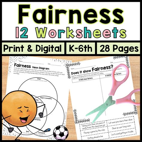 Fairness Coloring Pages Free Printable 2025