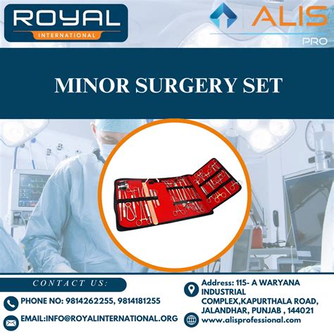 Minor Surgery Set At Best Price In Jalandhar Punjab Royal International