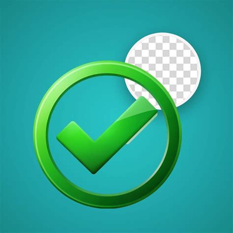 Premium PSD Check Mark D