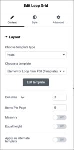 Loop Grid Widget Elementor