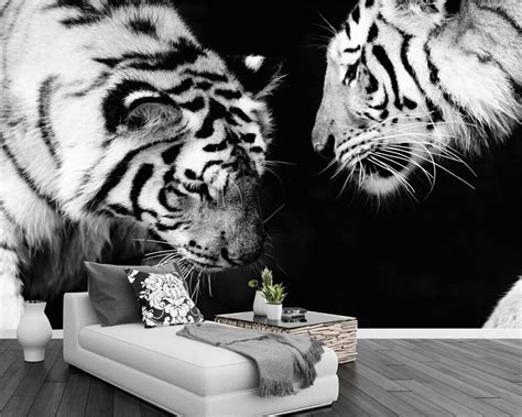 Black And White Tigers Wallpapers Wallpaper Cave