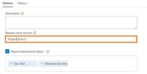 Xml How To Customize The Release Names In Vsts Stack Overflow