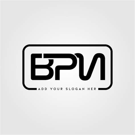 Premium Vector Bpm Word Logo Trade Mark Logo Design