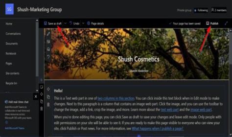 How To Create A Page In SharePoint