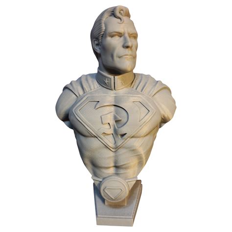 Bust 3d Red Sun Superman Dc Comics 19 Cm Emagro