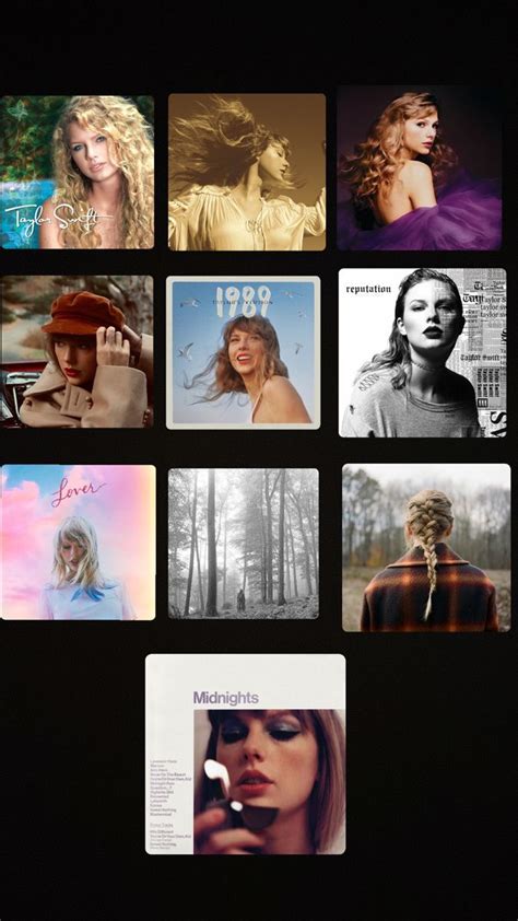 Updated Taylor Swift Albums Taylor Swift Album Cover Taylor Swift