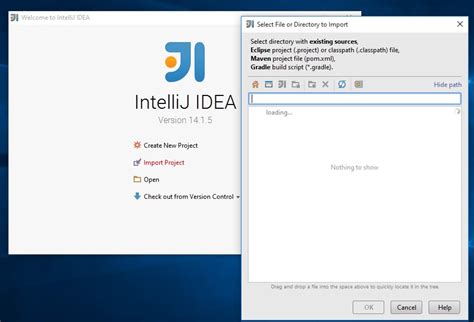 Problem With Not Responding Import Dialog Ides Support Intellij